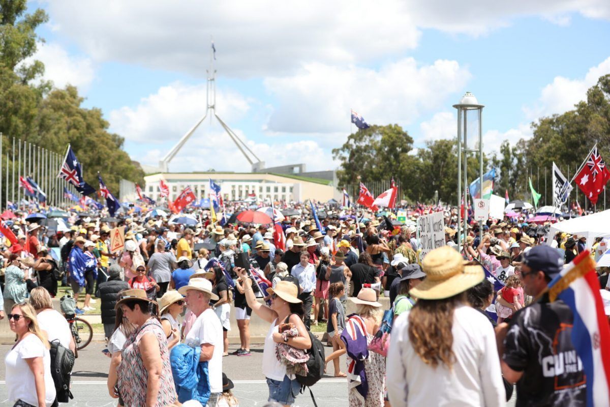 Images from the Convoy to Canberra: A Day That Changed History - The ...