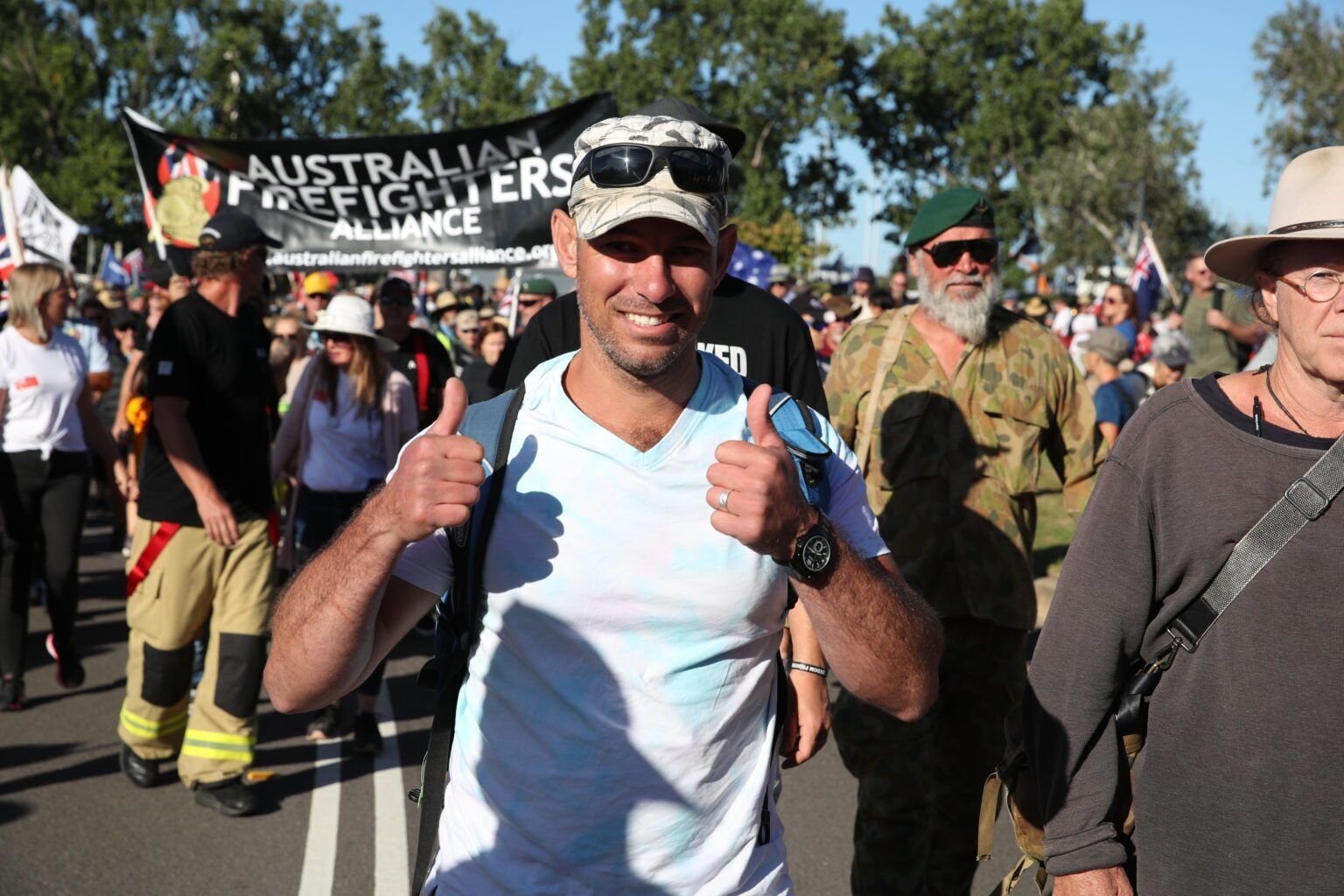 Images from the Convoy to Canberra: A Day That Changed History - The ...